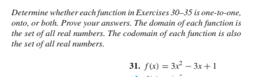 Solved Determine whether each function in Exercises 30-35 is | Chegg.com