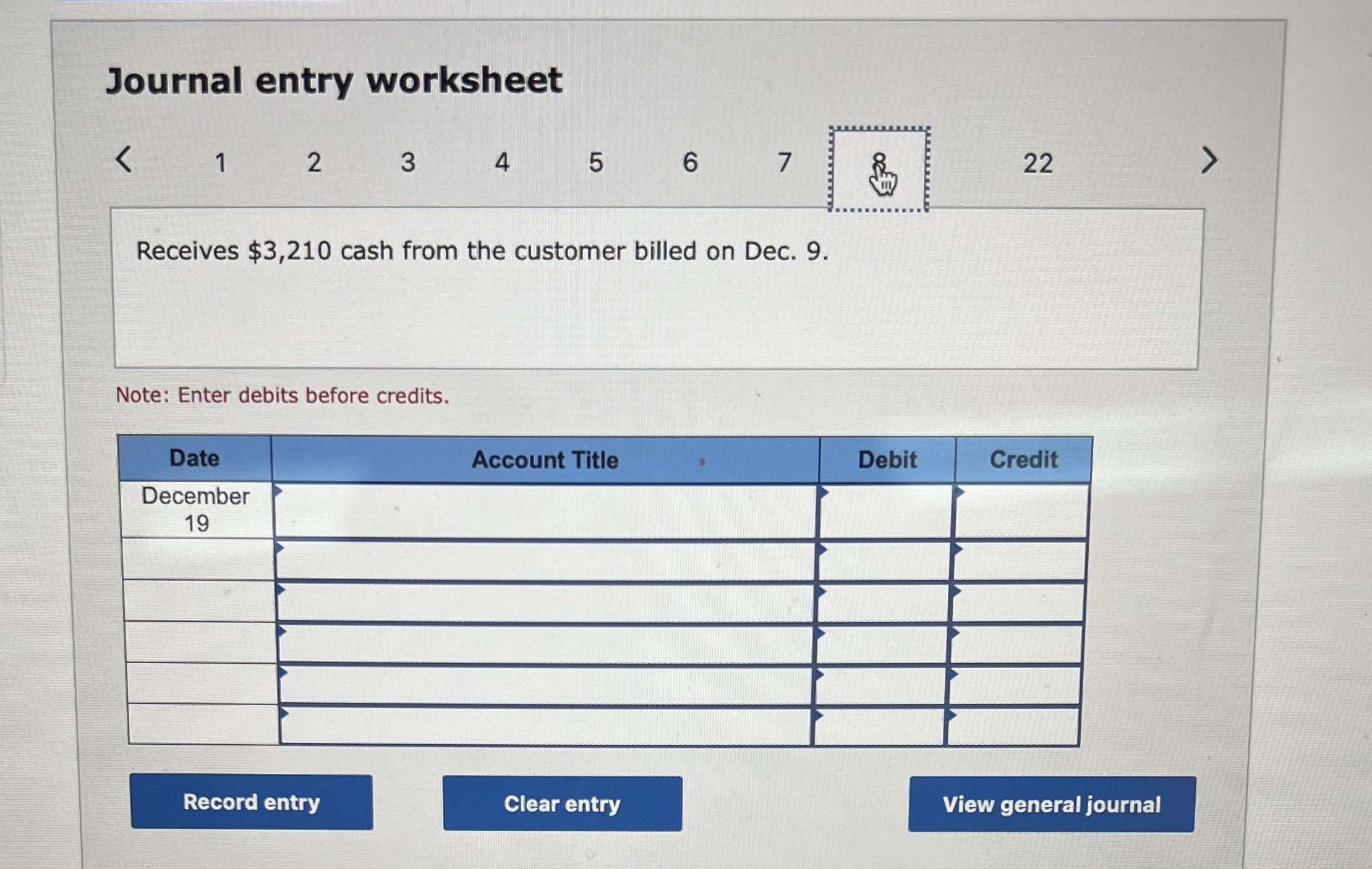 Solved Journal entry worksheet