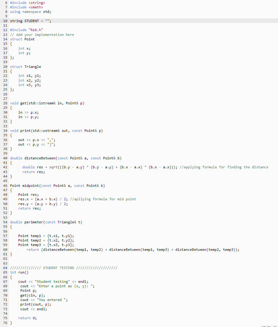 Solved Hi there I'm having some issues with the output and | Chegg.com
