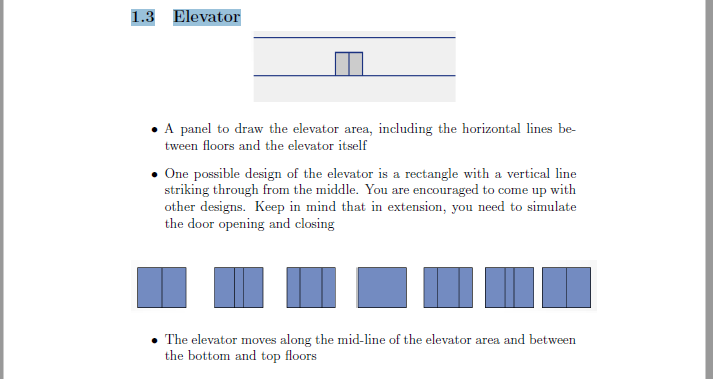 Elevator Simulation In this assignment, you are asked | Chegg.com