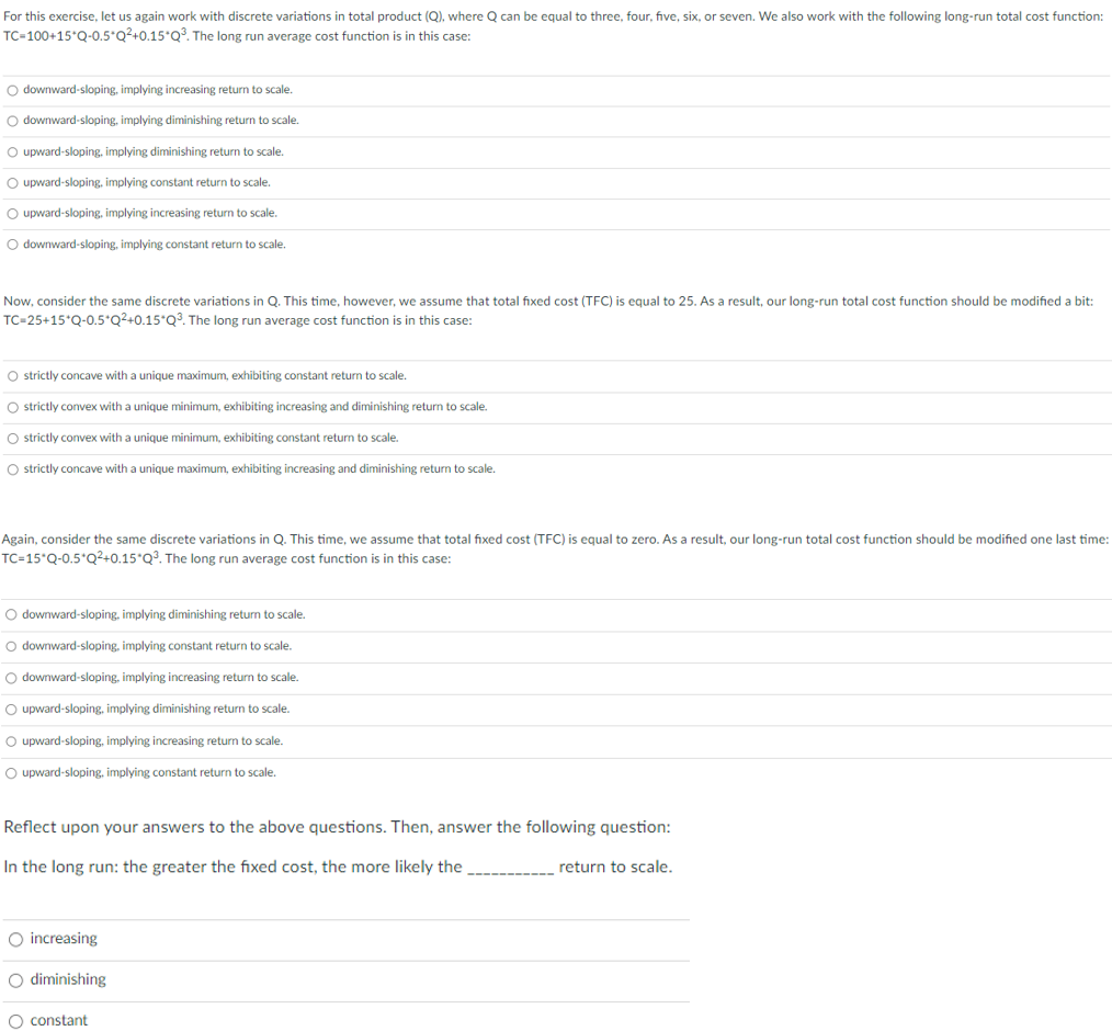 Solved For this exercise, let us again work with discrete | Chegg.com