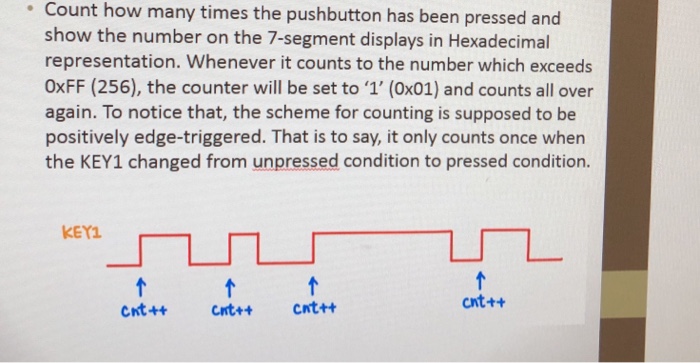 Solved In Assembly Code With Nios Ii Processor Count How
