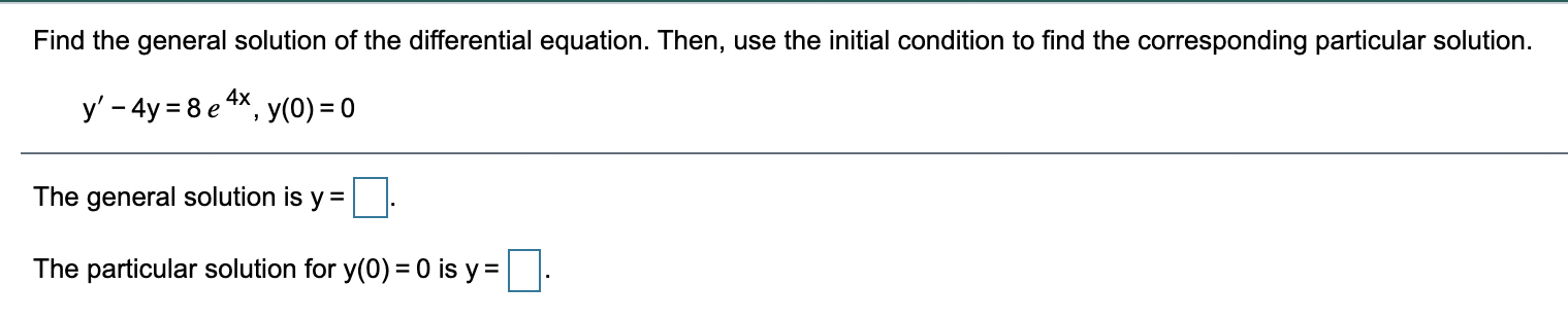 Solved Find the general solution of the differential | Chegg.com