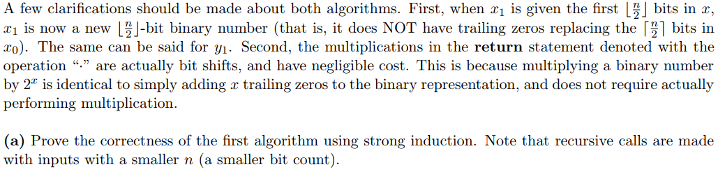 Problem 3 Consider the following divide-and-conquer | Chegg.com