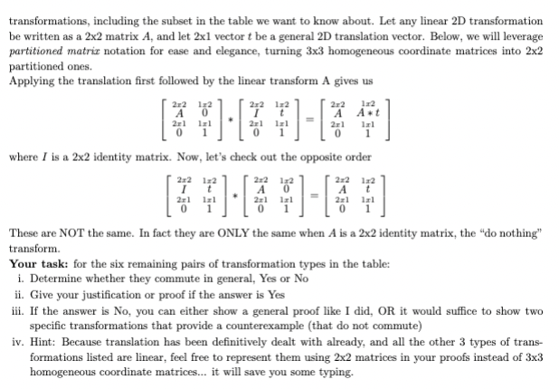 Solved their matrices commute under multiplication. That is, | Chegg.com