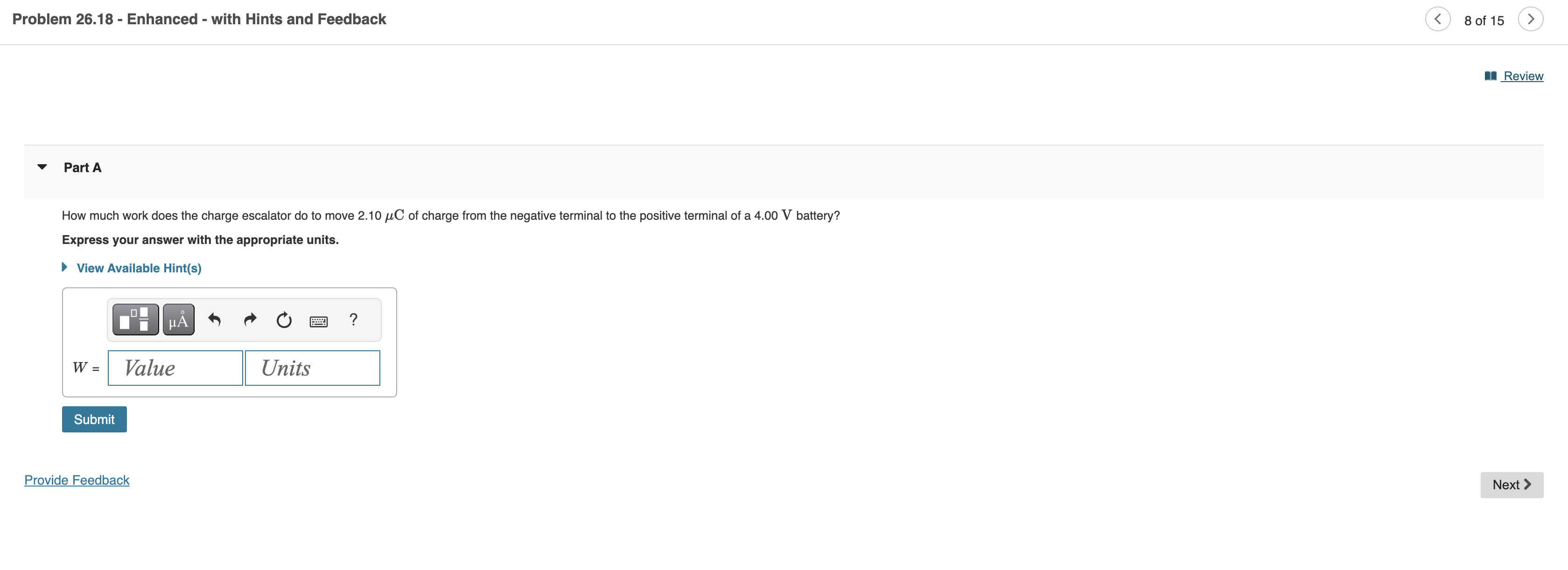 Solved Problem 26.18 - ﻿Enhanced - ﻿with Hints and | Chegg.com