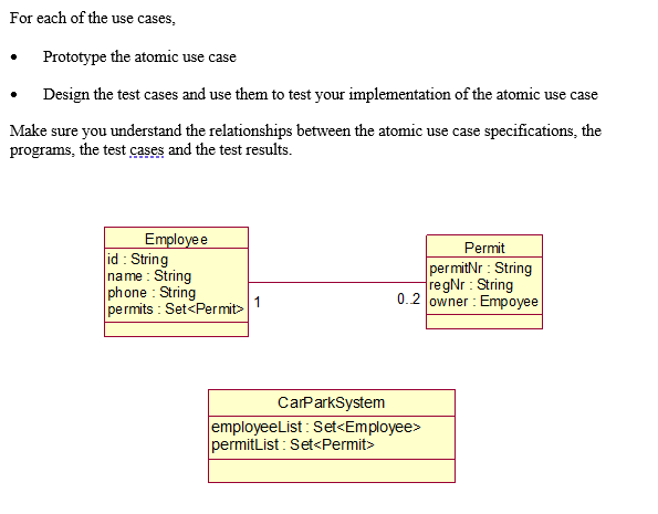 For each of the use cases, Prototype the atomic use | Chegg.com