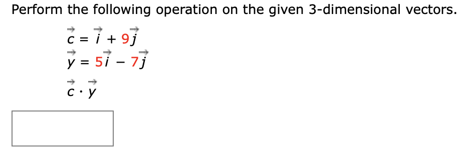 Solved Perform the following operation on the given | Chegg.com