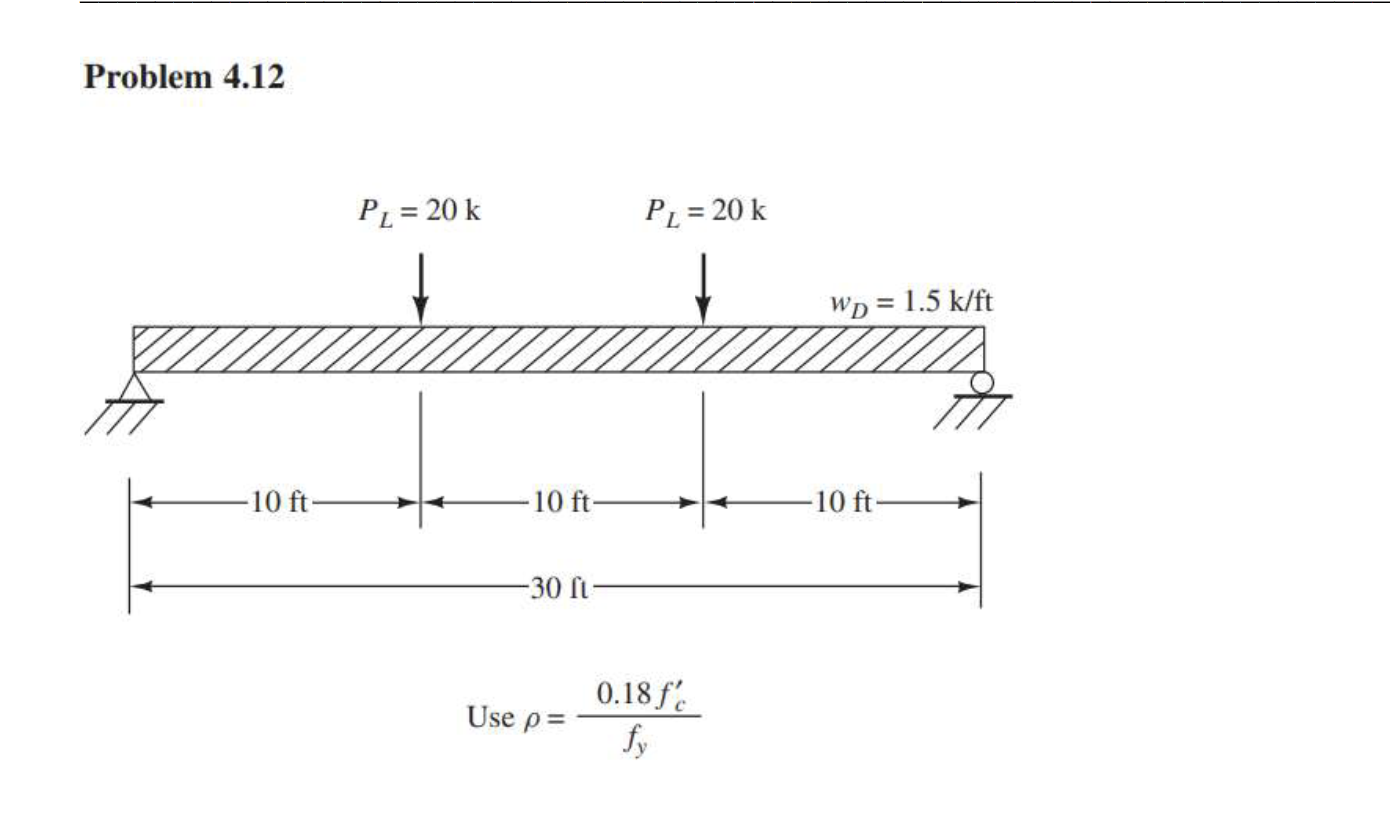 Solved For Problems 4.10 to 4.22, design rectangular | Chegg.com