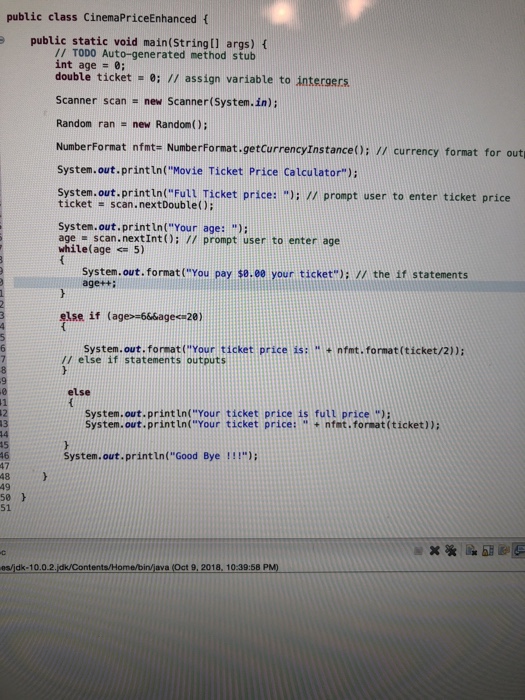 Solved How do I go about changing the if loop to while | Chegg.com