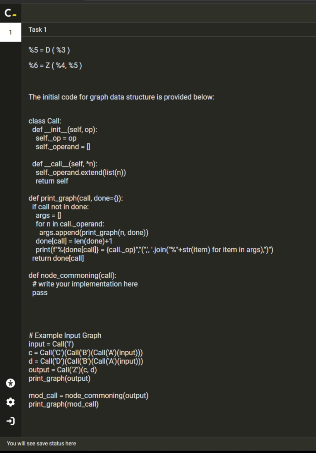 Solved Task 1 You are given a directed graph that represents | Chegg.com