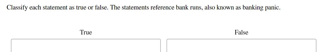 Solved Classify each statement as true or false. The | Chegg.com