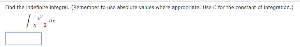 Solved Find the indefinite integral. (Remember to use | Chegg.com