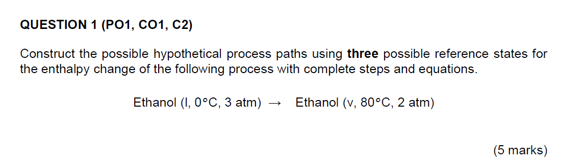 Solved QUESTION 1 (PO1, CO1, C2) Construct the possible | Chegg.com