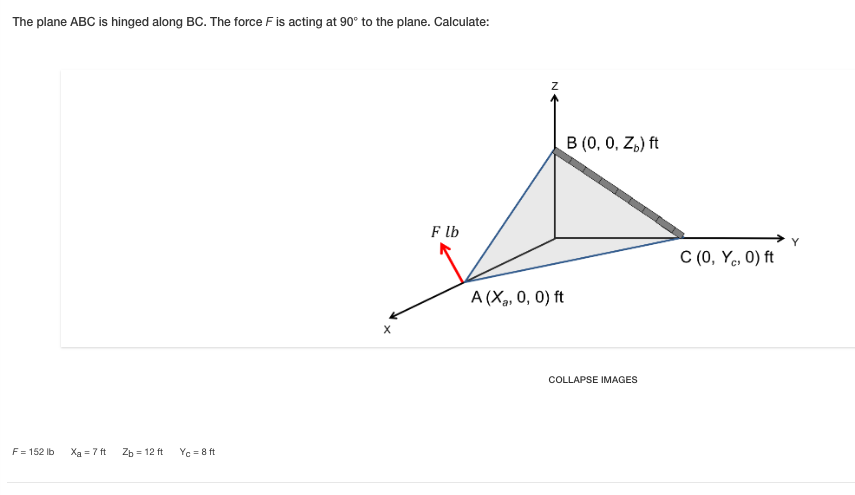 Solved Calculate: A. The force F in vector form (i + j + k) | Chegg.com