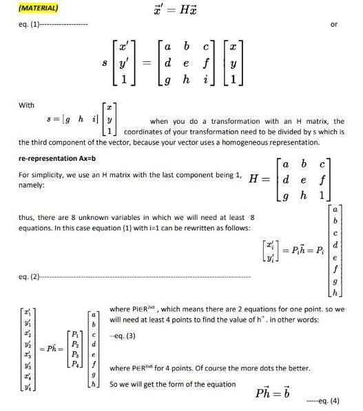 1. find the Pi matrix in equation (2)! you only need | Chegg.com