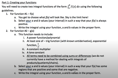 Solved Part 1: Creating your functions You will need to | Chegg.com