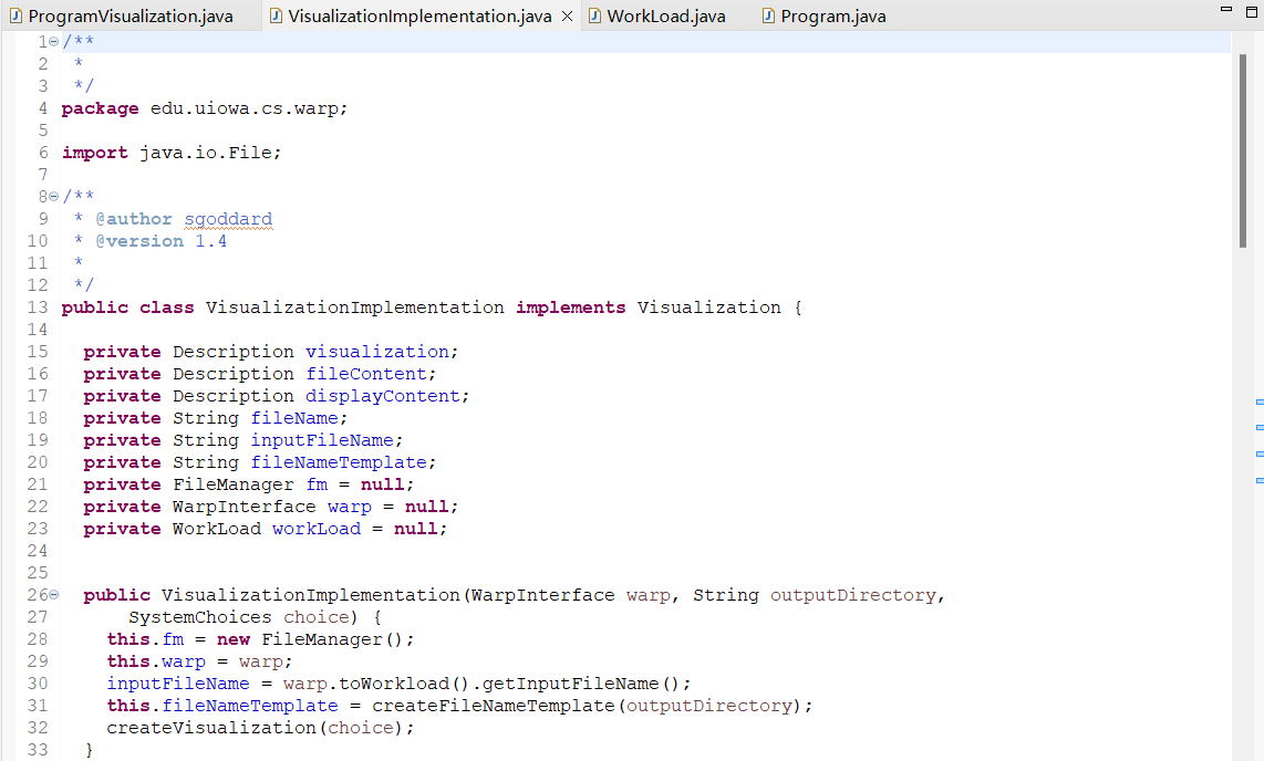 Solved Please describe what each of the following methods | Chegg.com