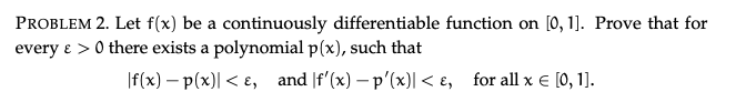 Solved PROBLEM 2. Let f(x) be a continuously differentiable | Chegg.com