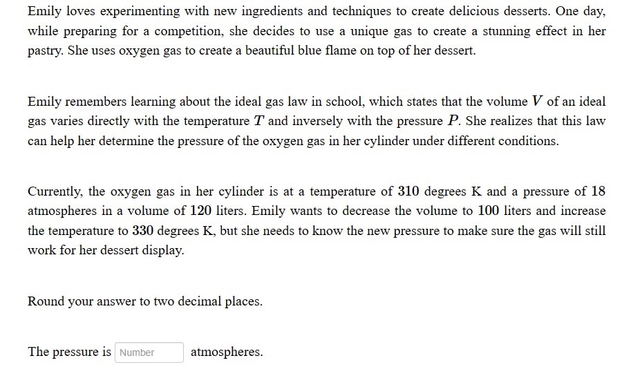Solved Emily loves experimenting with new ingredients and | Chegg.com