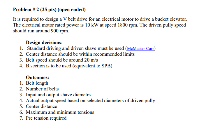 Solved Problem \# 2 (25 pts) (open ended) It is required to | Chegg.com