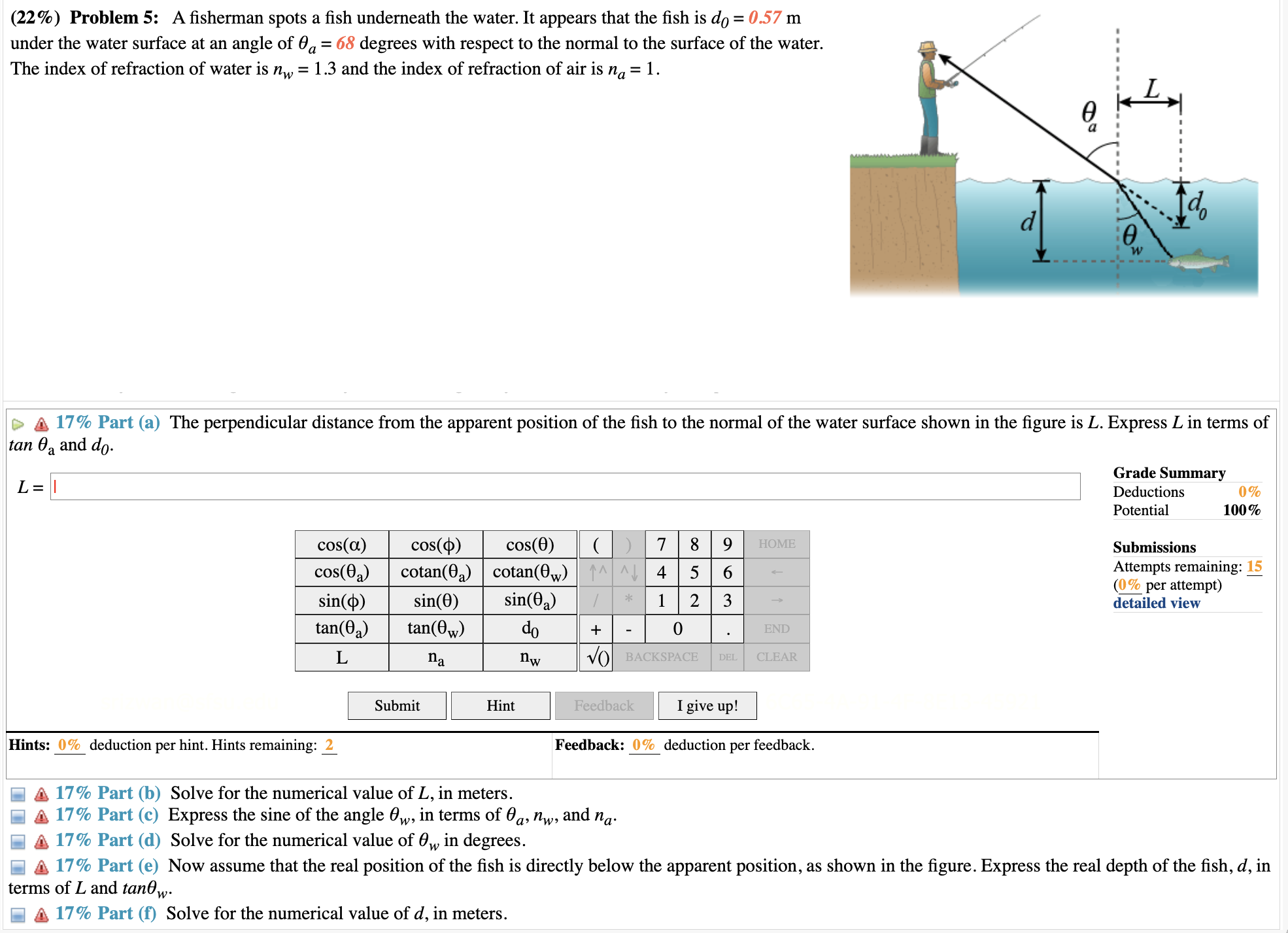 Solved Homework 11 problem 5please Answer All Parts