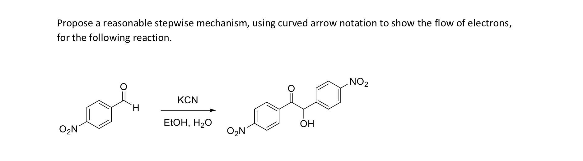 Solved Benzoin Condensation Propose a reasonable stepwise | Chegg.com