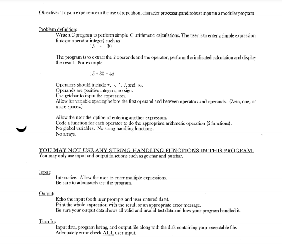 Solved Objective: To gain experience in the use of | Chegg.com