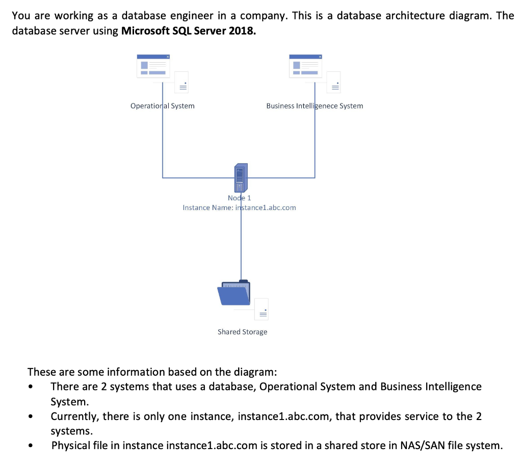 Solved You are working as a database engineer in a company. | Chegg.com