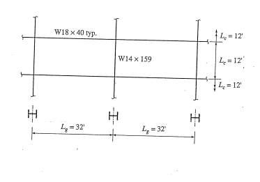 Solved Use LRDF to determine the adequacy of a W14x159 | Chegg.com