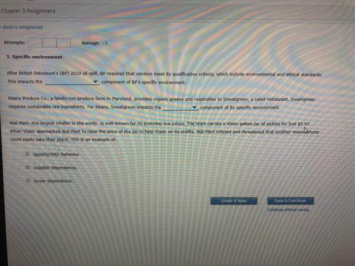 Solved Chapter 3 Assignment Back to Assignment Attempts: | Chegg.com