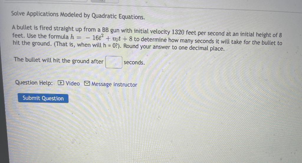 Solved Solve Applications Modeled by Quadratic Equations. A | Chegg.com
