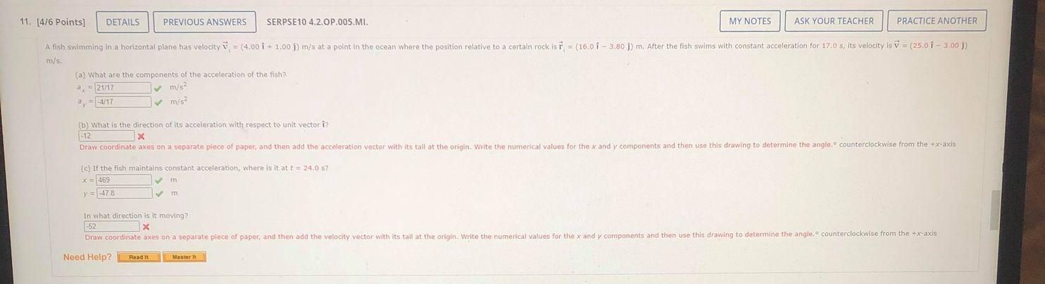 Solved 11. [4/6 points) DETAILS PREVIOUS ANSWERS SERPSE10 | Chegg.com