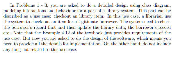 Solved In Problems 1 - 3, you are asked to do a detailed | Chegg.com