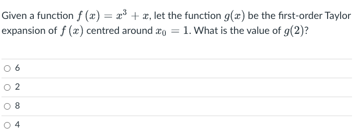 Solved Given a function f(x)=x3+x, let the function g(x) be | Chegg.com