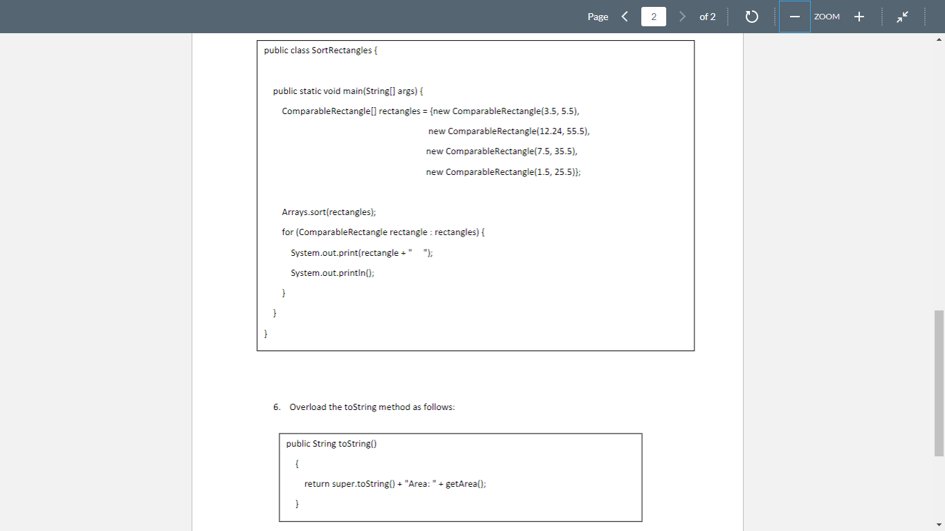 Solved Page 1 of 2 ZOOM + GeometricObject «interface >> | Chegg.com