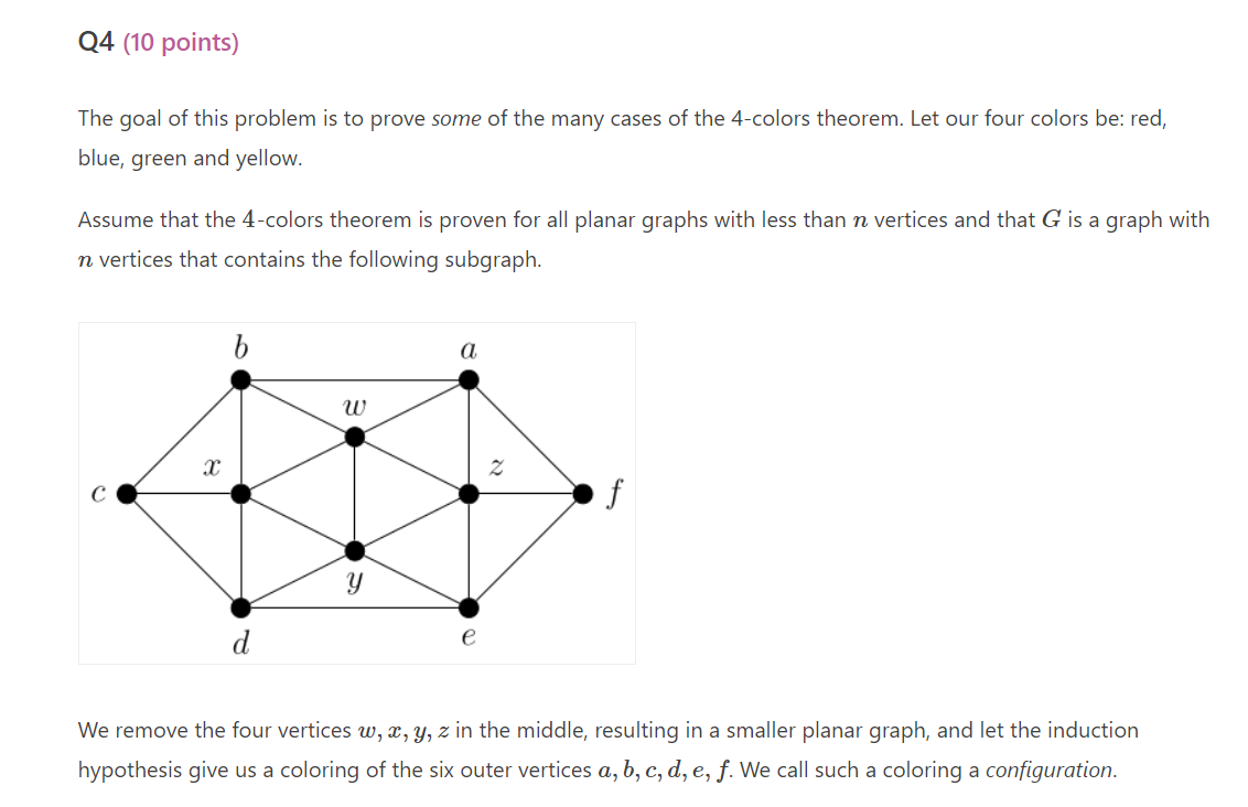 Solved Q4 (10 points) The goal of this problem is to prove | Chegg.com