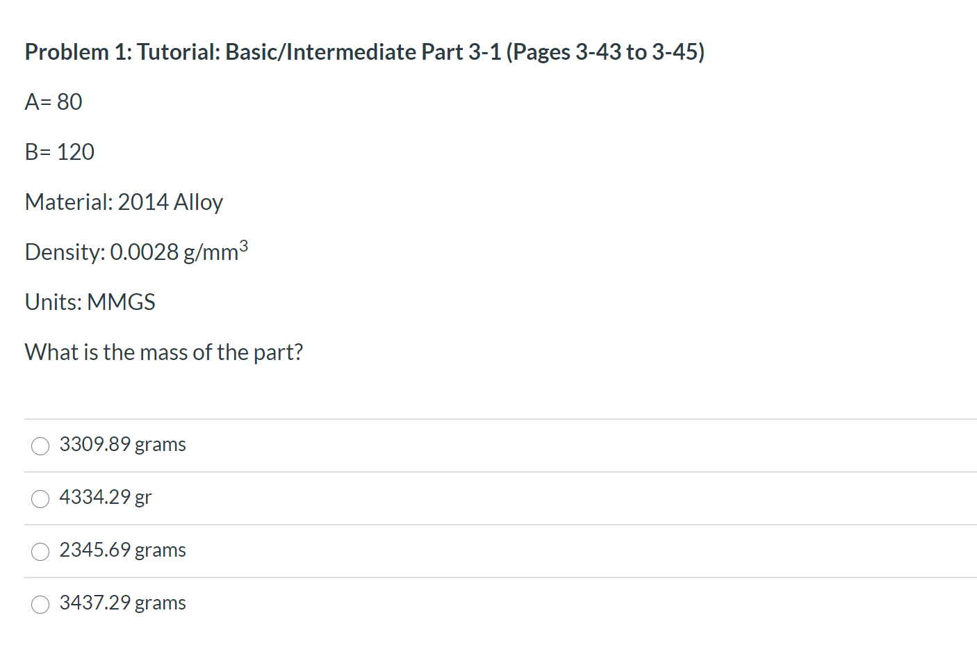 Solved Problem 1: Basic/Intermediate Part 3-1 (Pages 3-43 to | Chegg.com