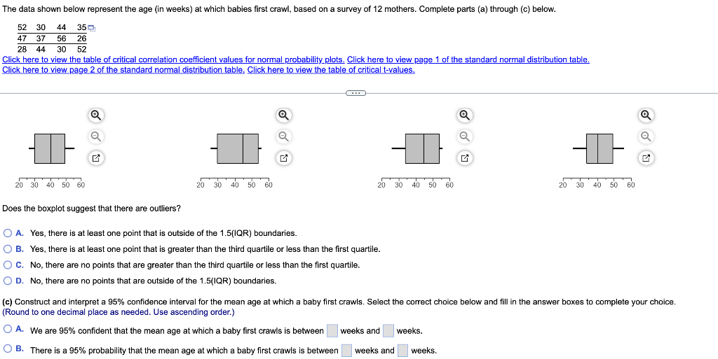 (a) Draw a normal probability plot to determine if it | Chegg.com