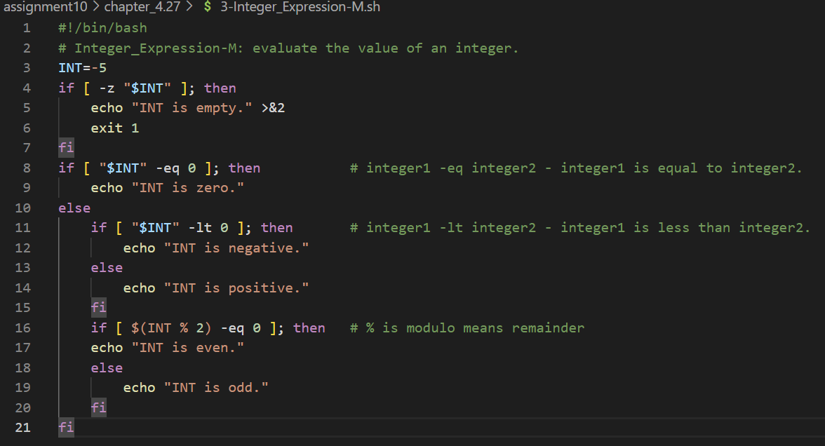 Assignment 10: You should have a directory in your | Chegg.com