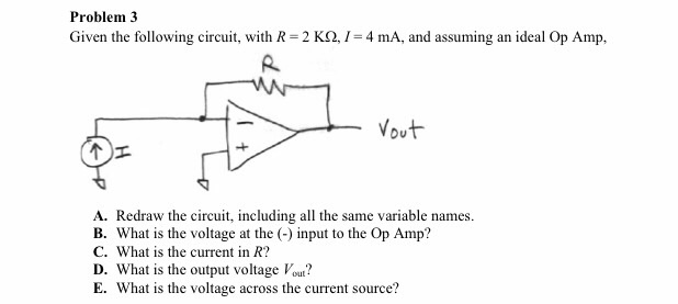 Solved Given the following circuit, with R = 2 K ohm, I = 4 | Chegg.com