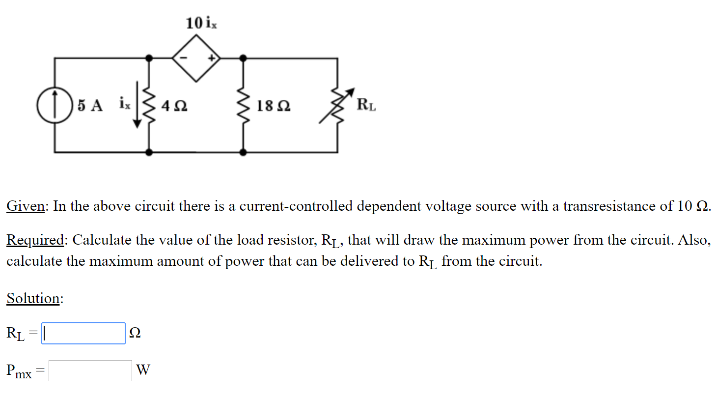 Solved *** Given: In the above circuit there is a | Chegg.com
