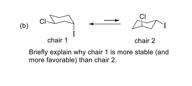 Solved 4. For (a) circle the most relative stable structure. | Chegg.com