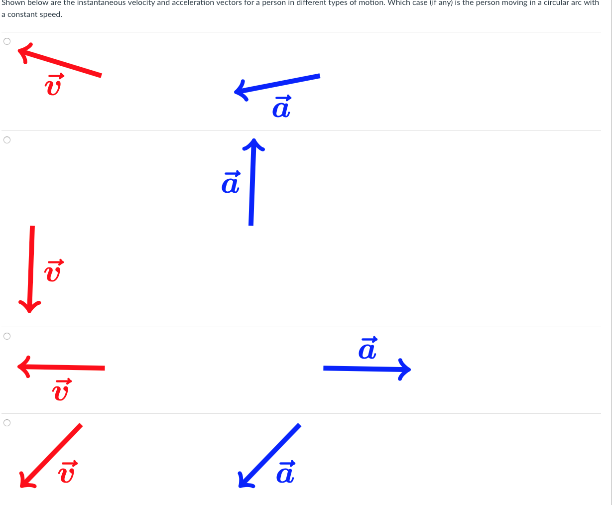 Solved Shown below are the instantaneous velocity and | Chegg.com