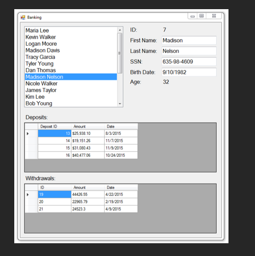 Create a C# application that contains the following | Chegg.com