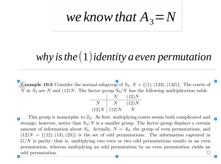 Solved we know that A2=N why is the(1) identity a even | Chegg.com
