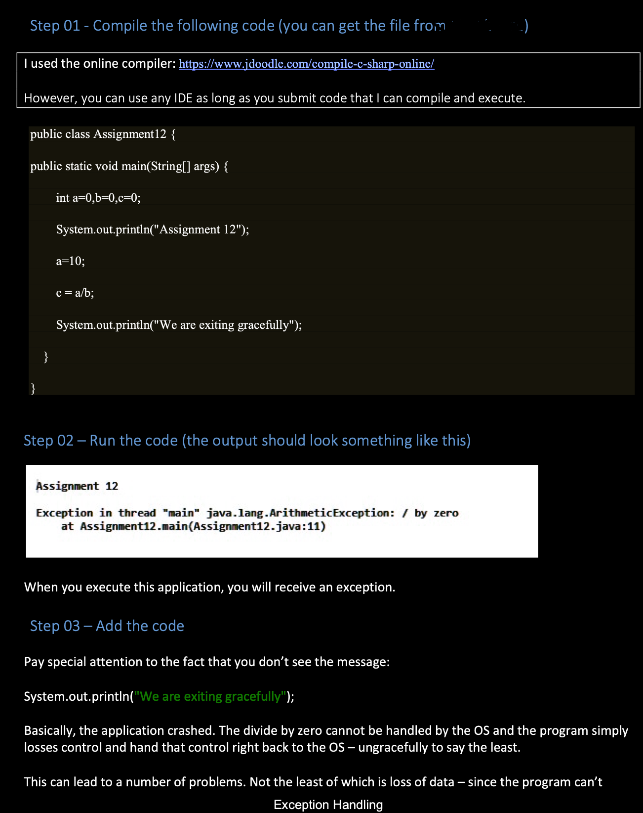 Solved Create code that meets these specifications and | Chegg.com