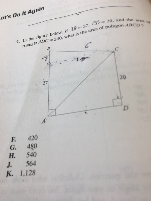 Solved In the figure below, if AB^- = 27, CD^- = 20, and the | Chegg.com