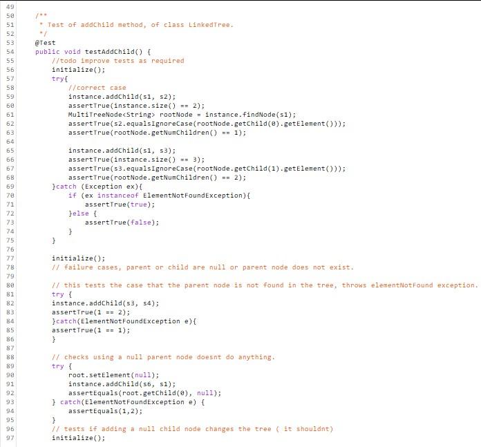 What you must do: Correct the test class to make | Chegg.com