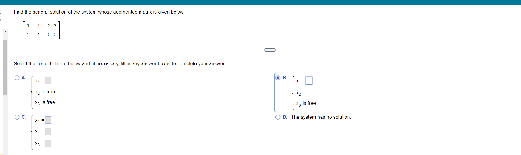 Solved Find the general solution of the system whose | Chegg.com